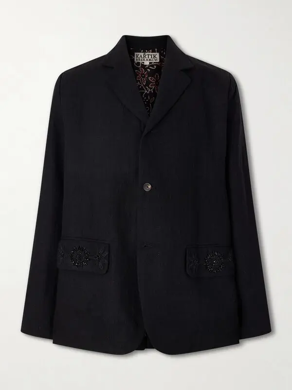 KARTIK RESEARCH Linen Blazer