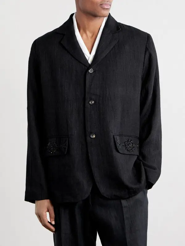 KARTIK RESEARCH Linen Blazer