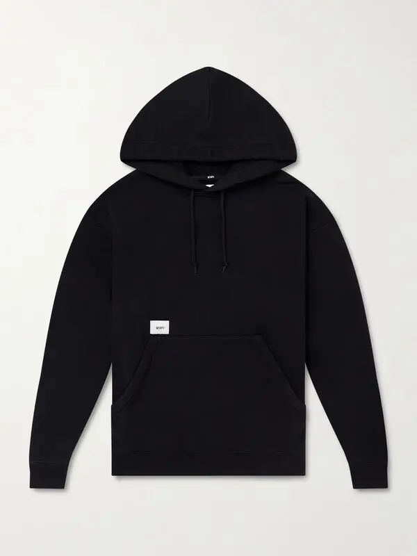 WTAPS Logo-appliquéd 'sign-yd' Hoodie - Black