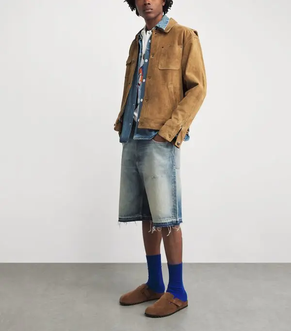 Polo Ralph Lauren Suede Field Jacket - Beige