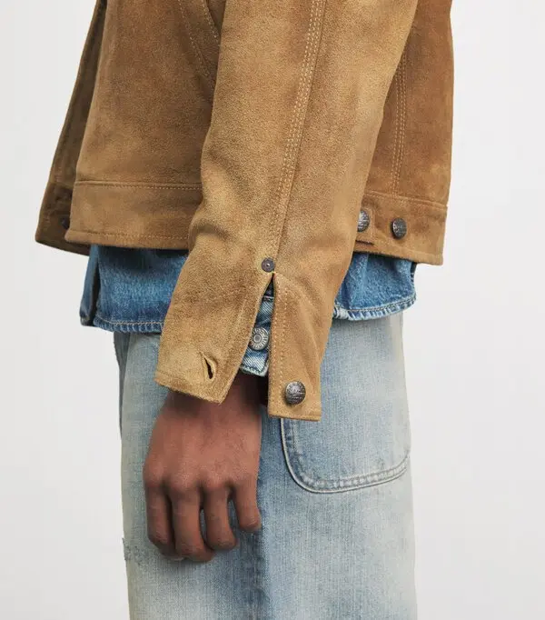 Polo Ralph Lauren Suede Field Jacket - Beige