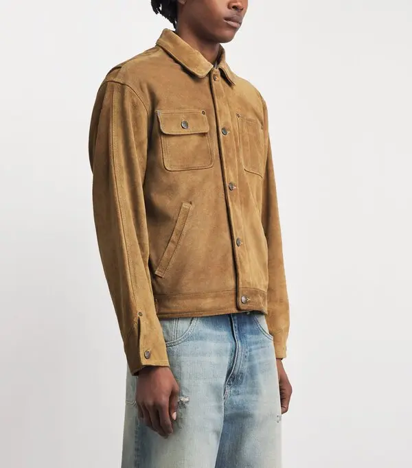 Polo Ralph Lauren Suede Field Jacket - Beige