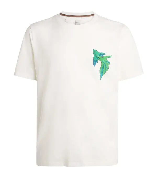 Paul Smith Cotton Fish T-shirt - White