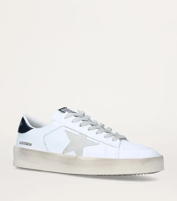 GOLDEN GOOSE Leather Stardan Sneakers - White
