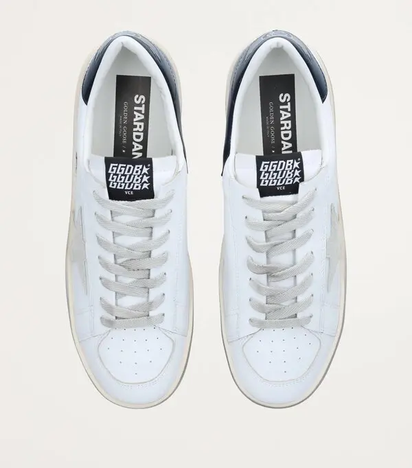 GOLDEN GOOSE Leather Stardan Sneakers - White