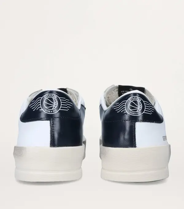 GOLDEN GOOSE Leather Stardan Sneakers - White