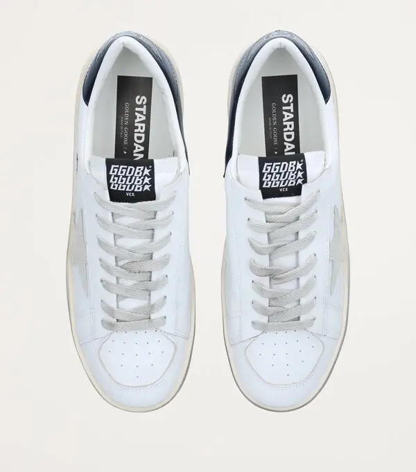 GOLDEN GOOSE Leather Stardan Sneakers - White