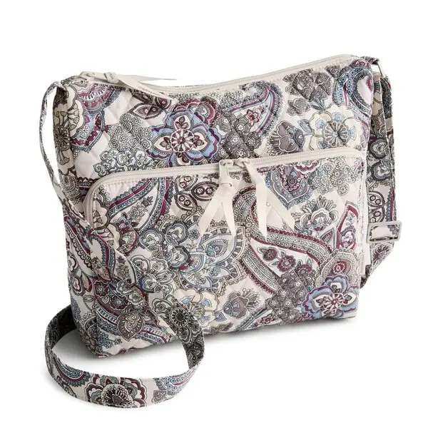 VERA BRADLEY Harwick Large Messenger Bag - Purple
