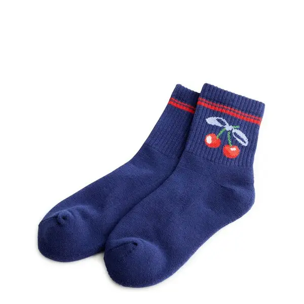 VERA BRADLEY Quarter Crew Socks - Blue
