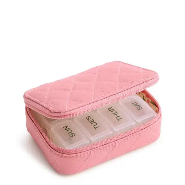 VERA BRADLEY Travel Pill Case In Mauveglow - Pink