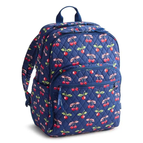VERA BRADLEY Bancroft Backpack In Cherry Picking - Blue