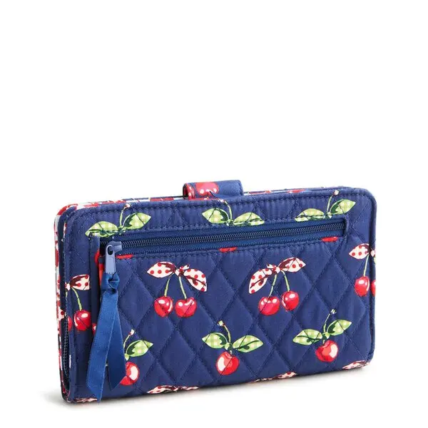 VERA BRADLEY Turnlock Wallet In Cherry Picking