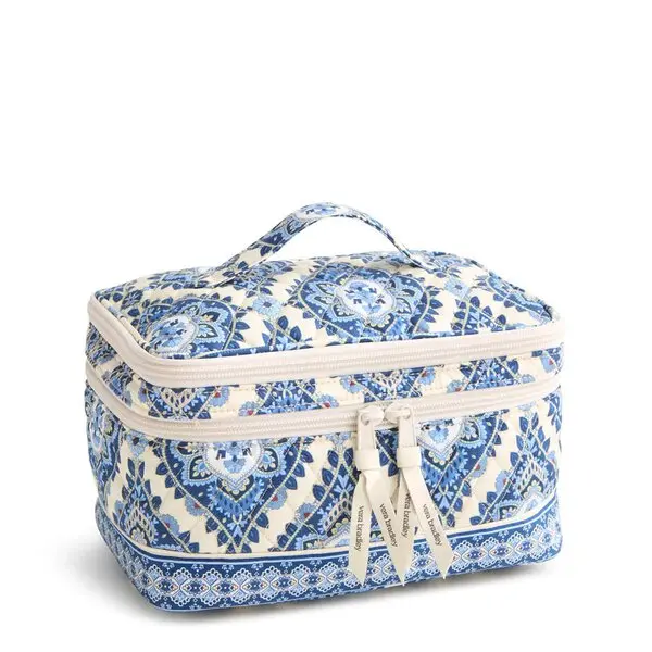 VERA BRADLEY Brush Up Cosmetic Case - Blue