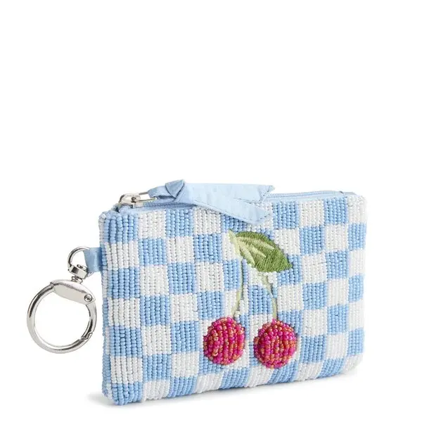 VERA BRADLEY Beaded Zip Pouch