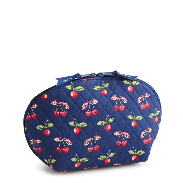 VERA BRADLEY Large Dome Cosmetic - Blue