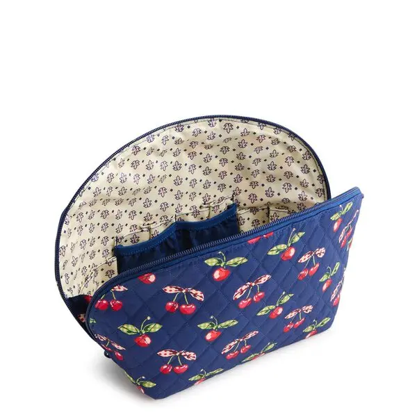 VERA BRADLEY Large Dome Cosmetic - Blue