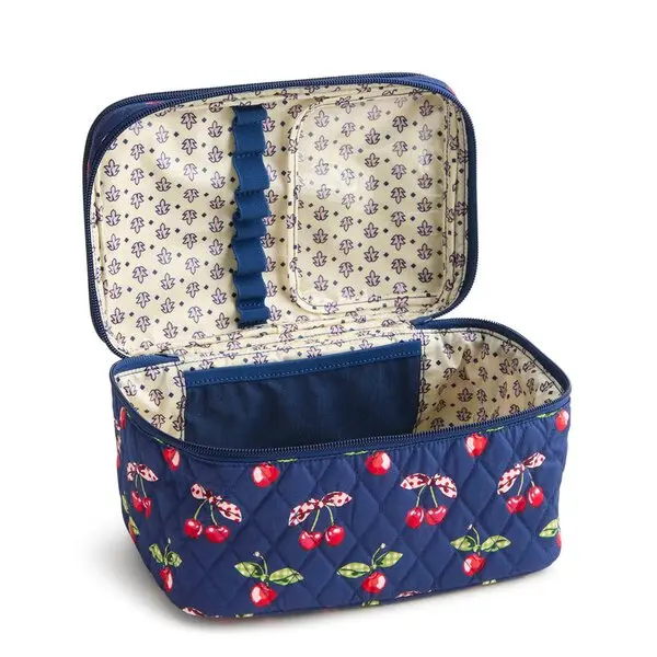 VERA BRADLEY Brush Up Cosmetic Case In Cherry Picking