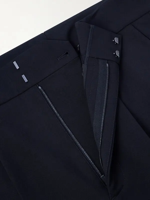 Fear Of God Flared Pleated Wool-blend Trousers