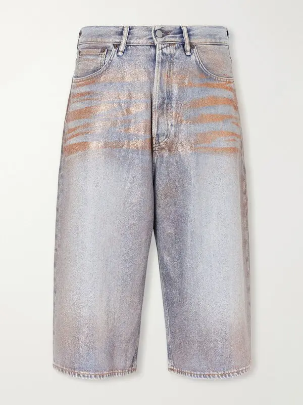 Acne Studios Judda U Straight-leg Denim Shorts
