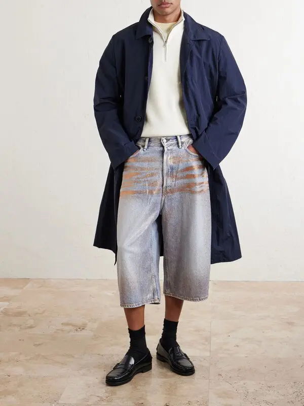 Acne Studios Judda U Straight-leg Denim Shorts