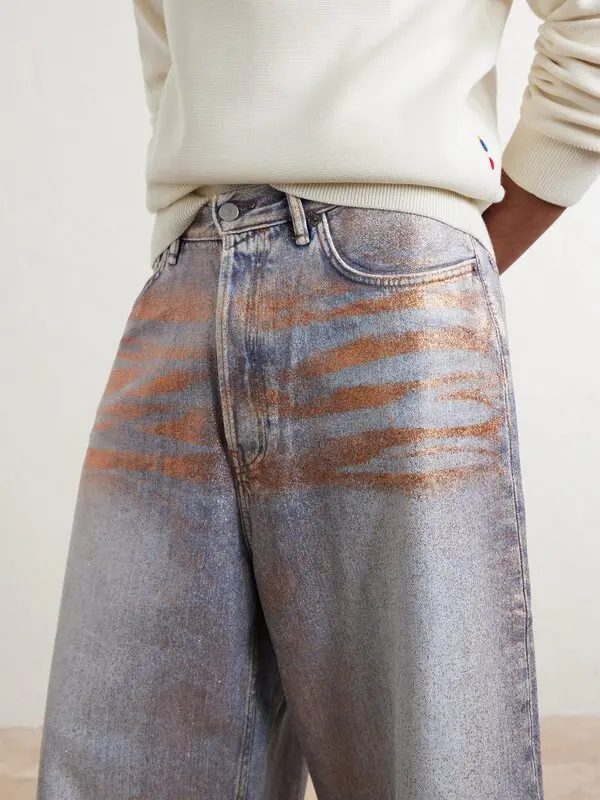 Acne Studios Judda U Straight-leg Denim Shorts