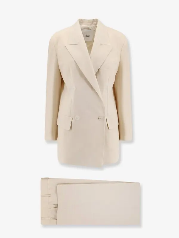 HEVO Rocchetta Linen And Viscose Suit