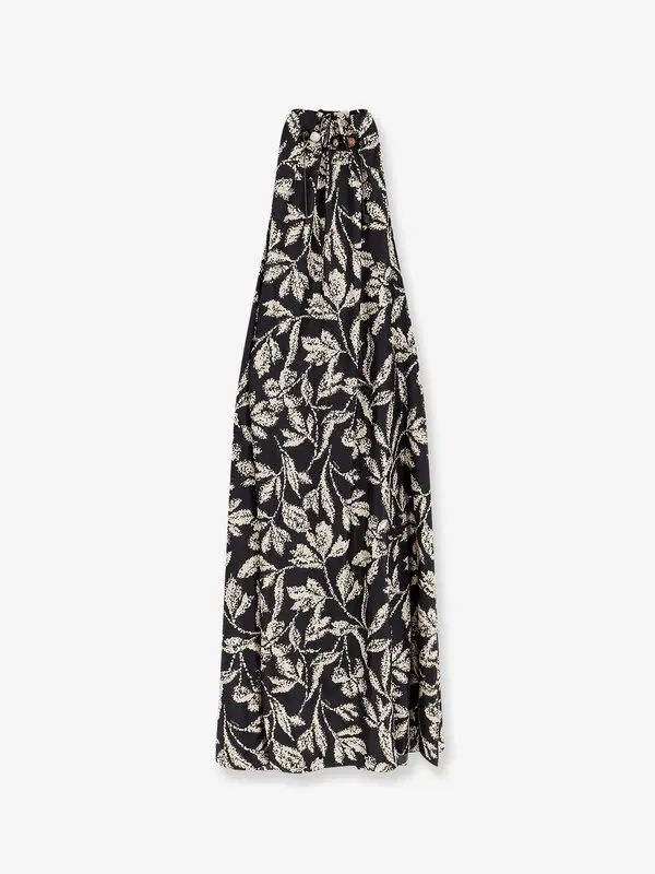 Max Mara Mxmcartone Silk Dress - Black