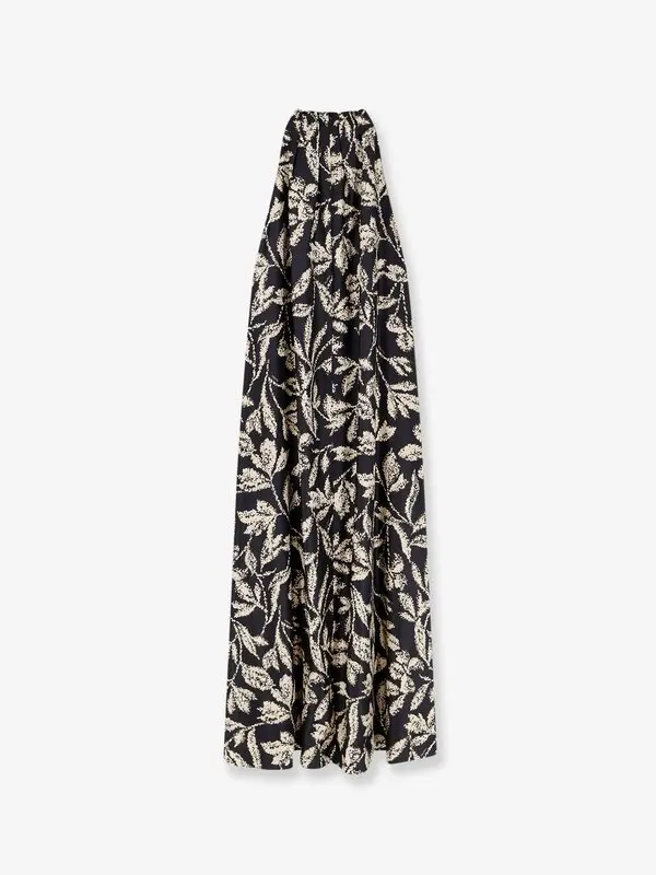 Max Mara Mxmcartone Silk Dress - Black