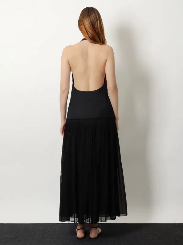 RÓHE Pleated Long Dress