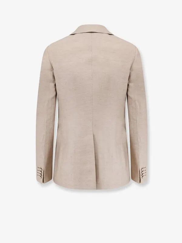 Tagliatore Parigi Linen And Cotton Suit - Beige