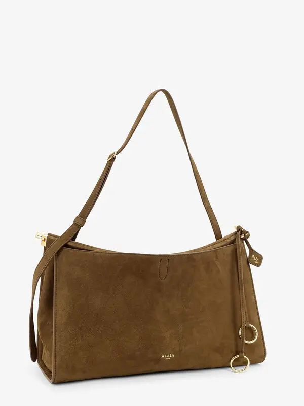Alaïa Le Click Pocket 35 Nabuck Shoulder Bag