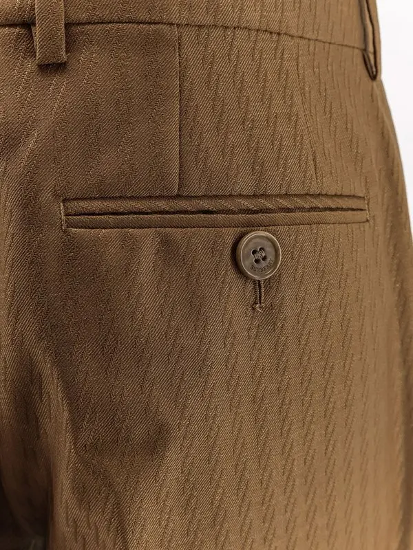 Burberry Wool And Mohair Trousers