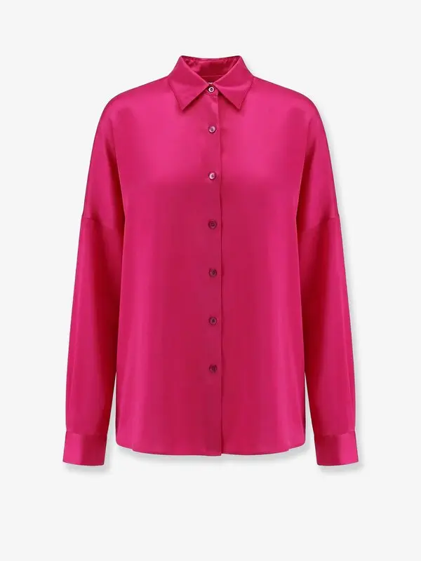 Dries Van Noten Casia Silk Shirt - Pink