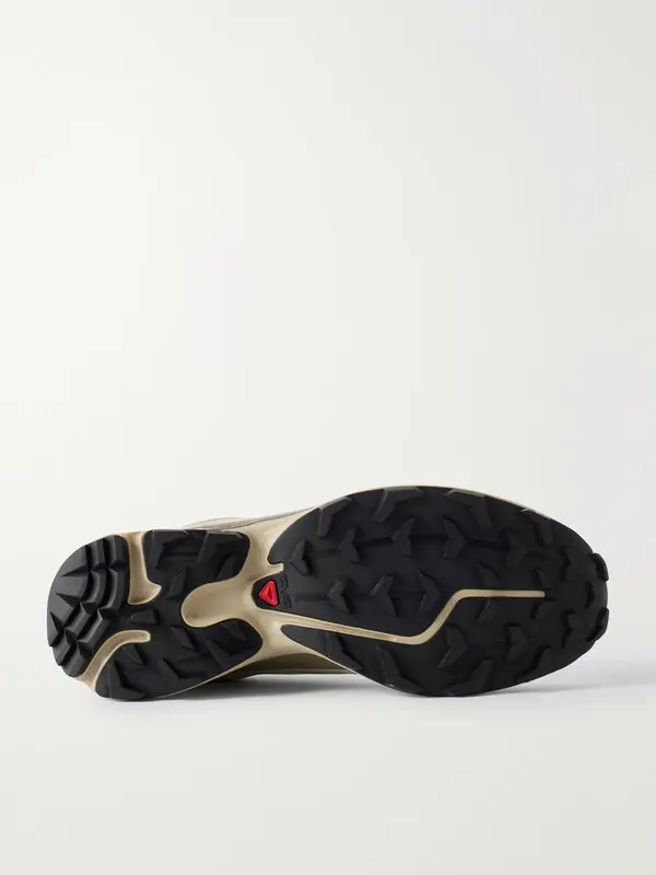SALOMON Xt-6 Gore-tex Tpu-trimmed Mesh Sneakers - Neutrals