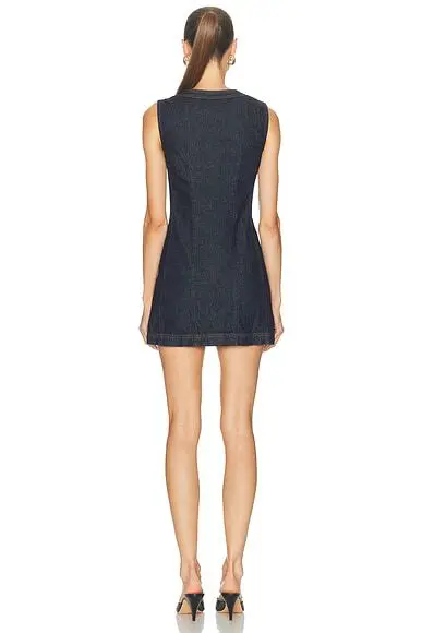 FRAME Patch Pocket Denim Dress