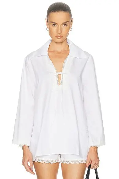 JUILLET Abigail Top - White