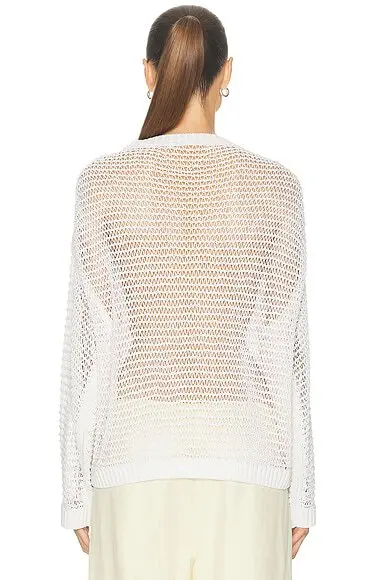 TWP Wide Crewneck Long Sleeve Pullover Sweater