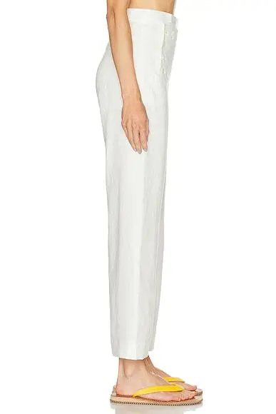 BODE Linen Sailor Trousers - White