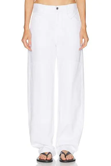 AGOLDE Laria Pieced Jean - Marshmallow