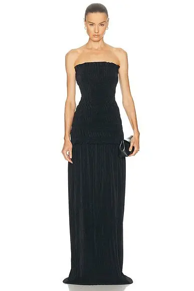 Atlein Strapless Long Dress