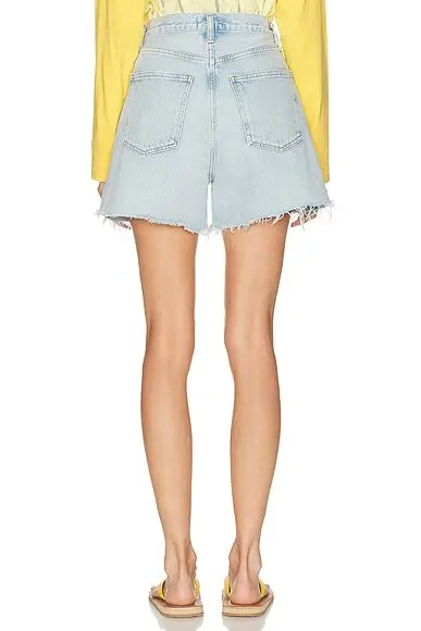 AGOLDE Rhoda Short Light Wash Denim
