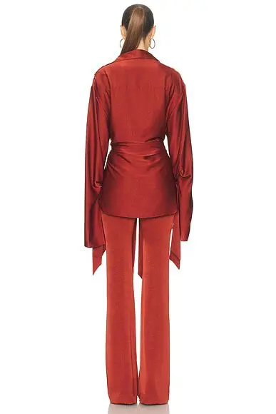 Atlein Oversized Knot Shirt