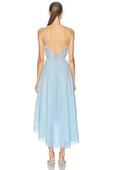 Charo Ruiz Ibiza Neriane Long Dress With Lace Detailing
