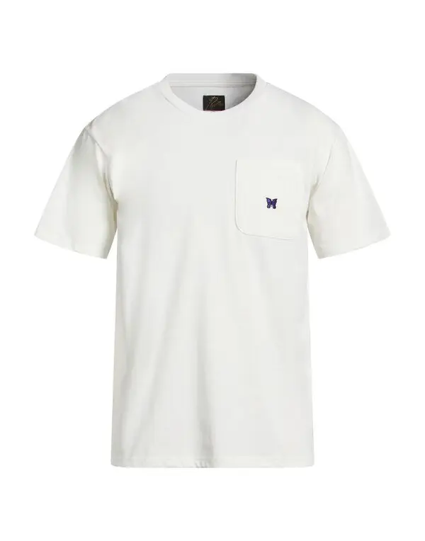 Needles T-shirt Size Polyester - White