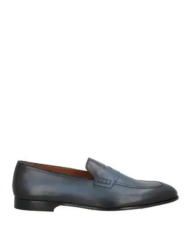 DOUCAL'S Leather Loafers - Navy