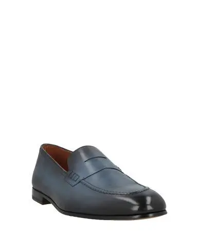 DOUCAL'S Leather Loafers - Navy