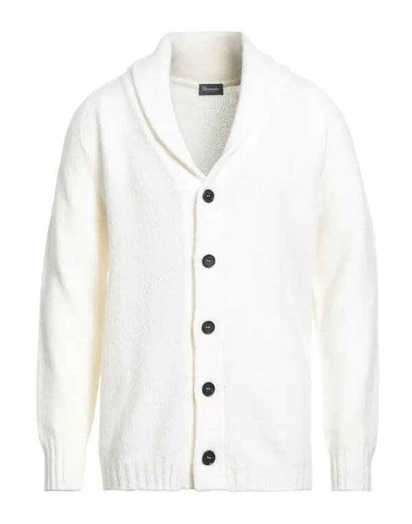 DRUMOHR Merino Wool Shawl Collar Cardigan