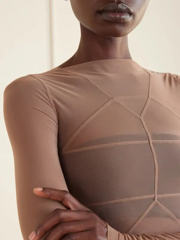 Rick Owens Stretch-tulle T-shirt
