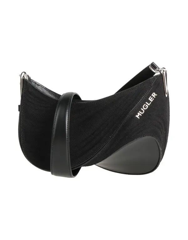 MUGLER Crossbody Bag - Black