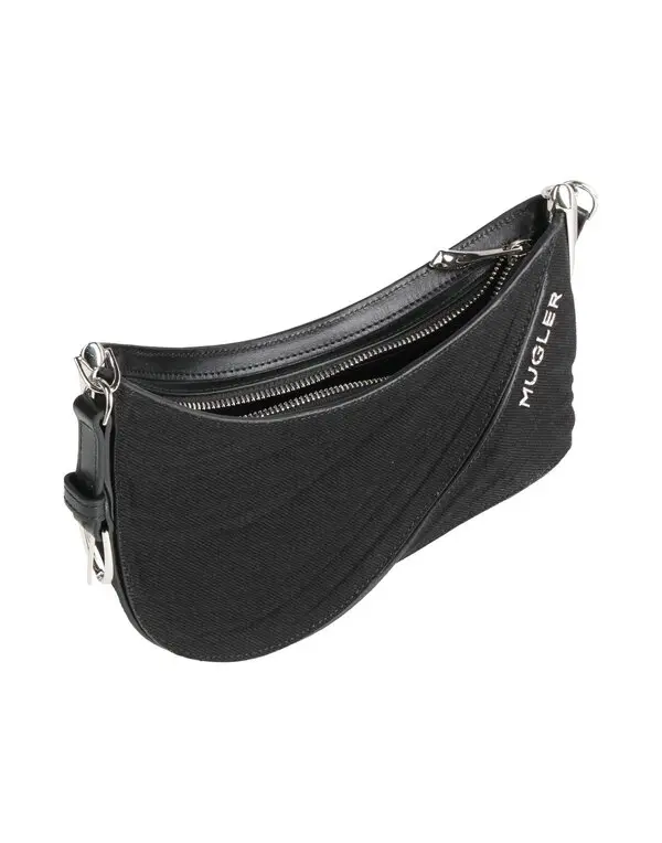 MUGLER Crossbody Bag - Black